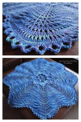 Hemlock Ring Blanket Free Knitting Pattern - Knitting Pattern
