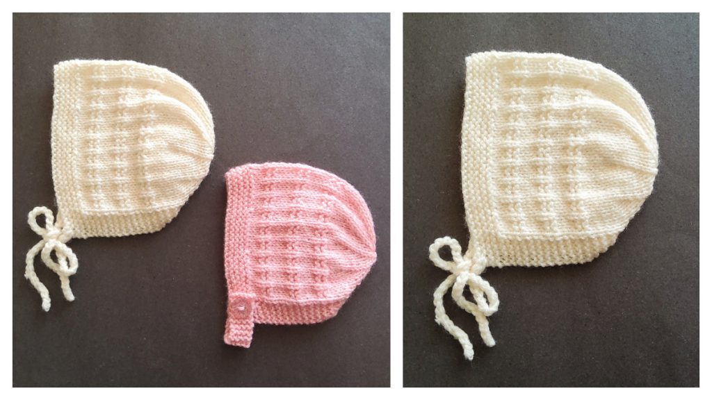 Jeannie Baby Bonnets Free Knitting Pattern - Knitting Pattern
