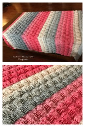 Jordan Baby Blanket Free Knitting Pattern - Knitting Pattern