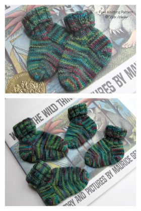 Baby Socks Free Knitting Pattern - Knitting Pattern