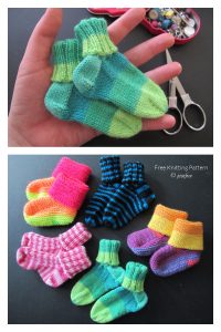 Baby Socks Free Knitting Pattern - Knitting Pattern
