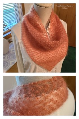 Blackberry Kerchief Free Knitting Pattern - Knitting Pattern