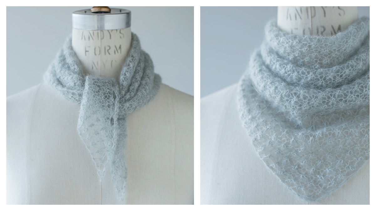 Blackberry Kerchief Free Knitting Pattern - Knitting Pattern