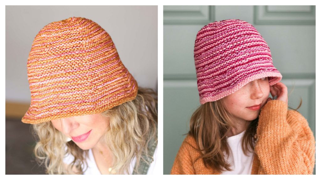 Scrappy Bucket Hat Free Knitting Pattern - Knitting Pattern