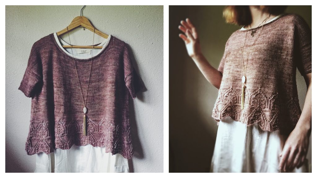 Tegna Summer Tee Knitting Pattern - Knitting Pattern