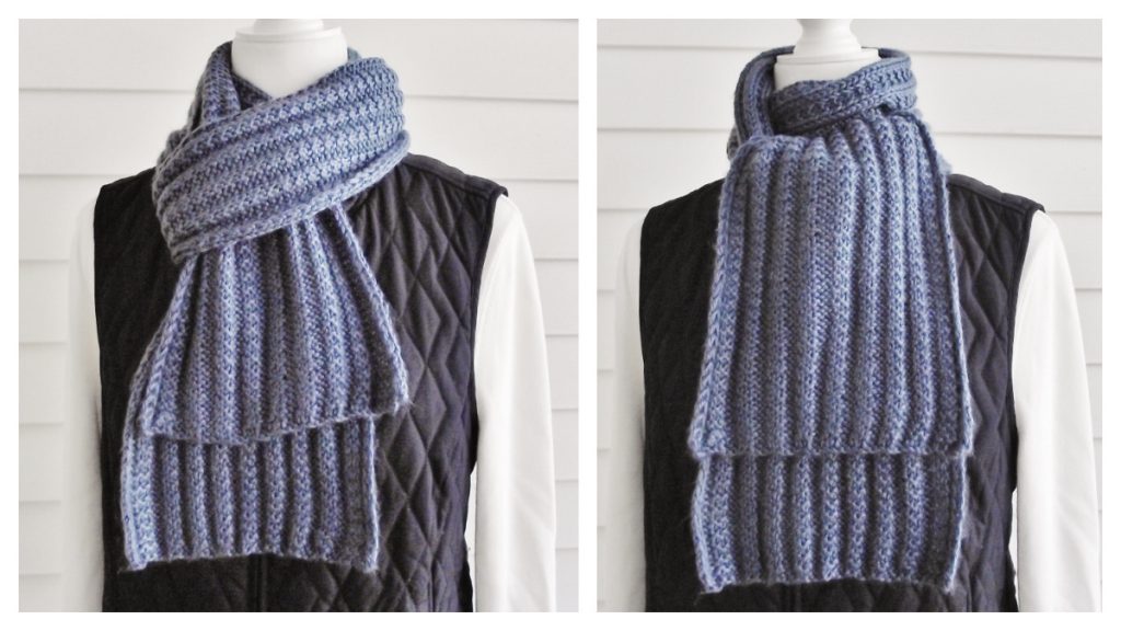 Boyfriend Scarf Free Knitting Pattern - Knitting Pattern