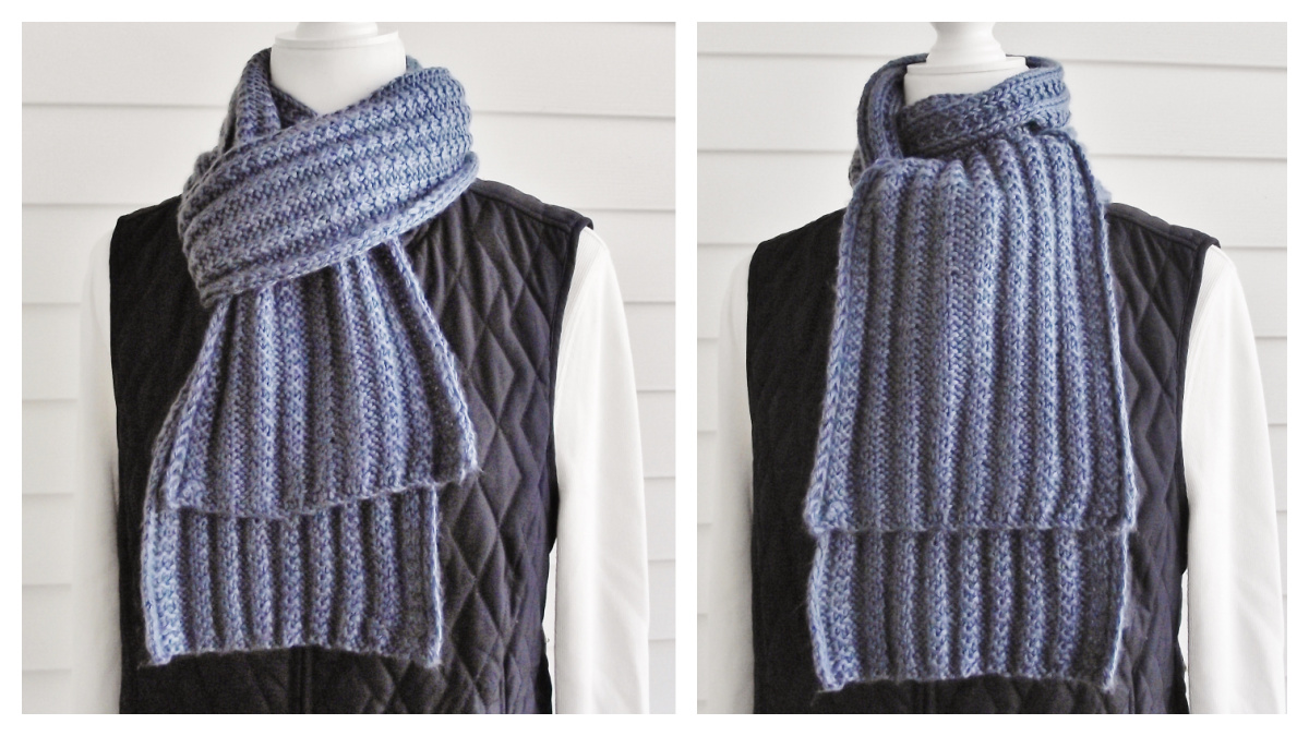 Boyfriend Scarf Free Knitting Pattern - Knitting Pattern