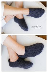 Chunky Slipper Socks Free Knitting Pattern - Knitting Pattern