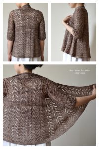 Hitofude Cardigan Knitting Pattern - Knitting Pattern