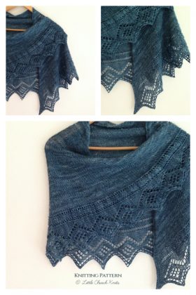 Diamonds for Lisa Shawl Knitting Pattern - Knitting Pattern