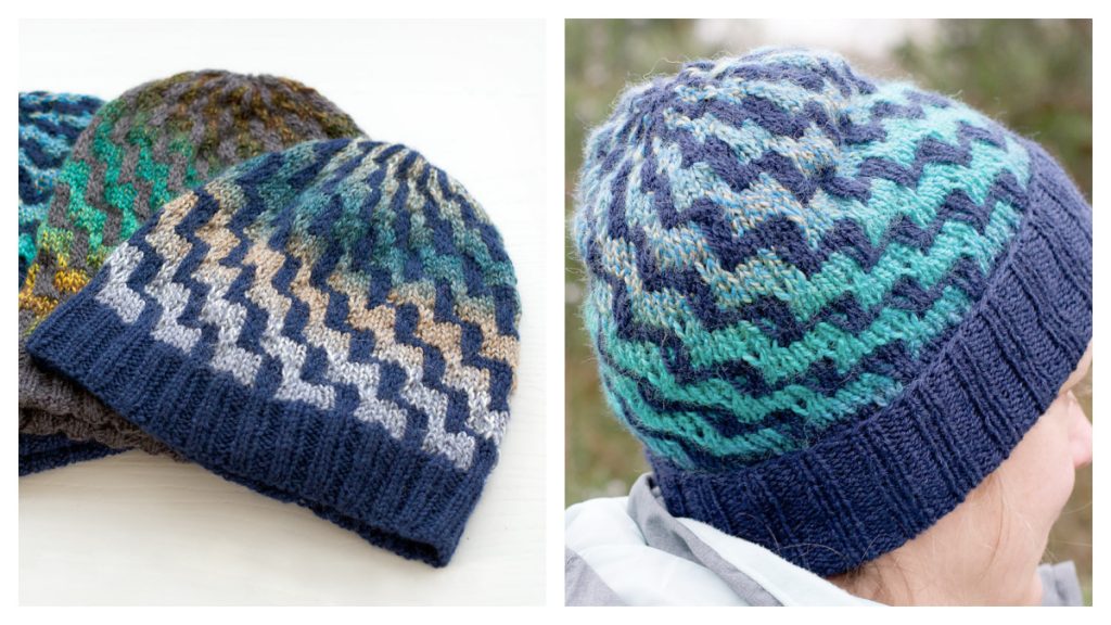 Mood Steps Hat Free Knitting Pattern - Knitting Pattern