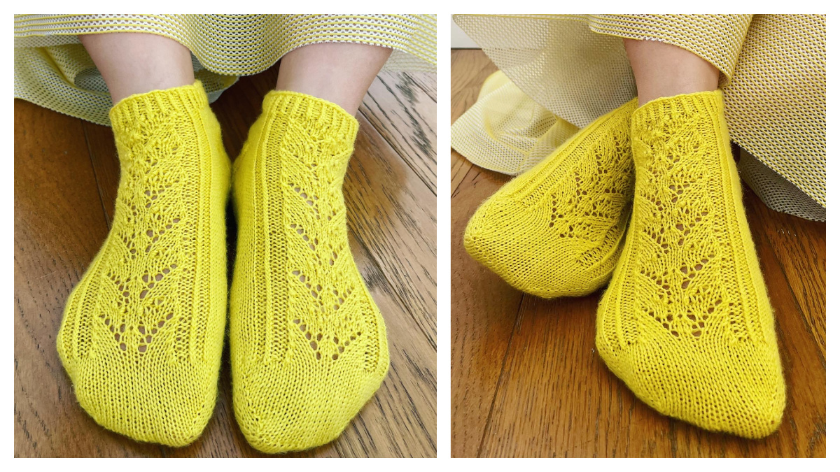 Lily Socks Free Knitting Pattern - Knitting Pattern