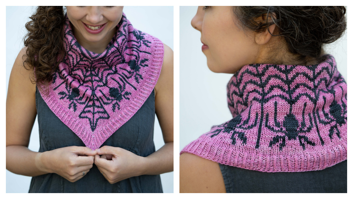 Venomous Spider Cowl Knitting Pattern - Knitting Pattern