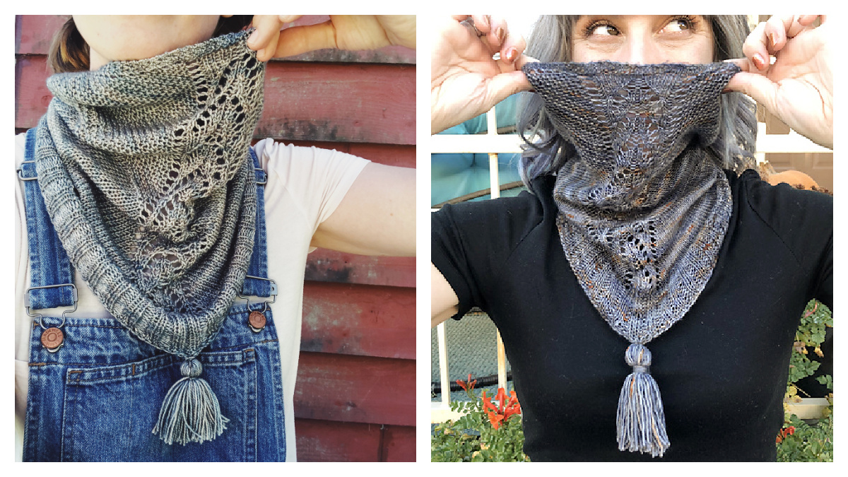 Birds and Ships Lace Cowl Knitting Pattern - Knitting Pattern