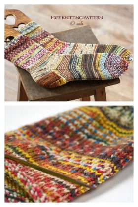 Happyscrappy Socks Free Knitting Pattern - Knitting Pattern