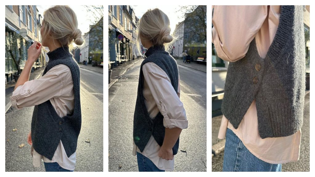 Lulu Slipover Sweater Vest Knitting Pattern - Knitting Pattern