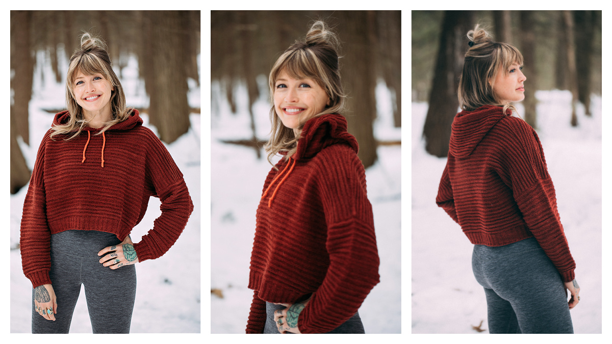 The Traveler Pullover Hoodie Sweater Knitting Pattern - Knitting Pattern