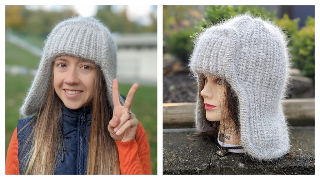 Winter Trapper Hat Free Knitting Pattern - Knitting Pattern