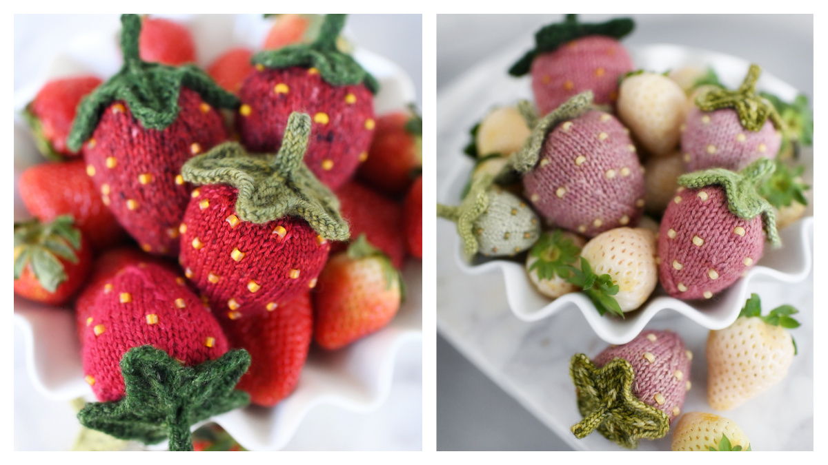 Preserves Strawberry Knitting Pattern - Knitting Pattern