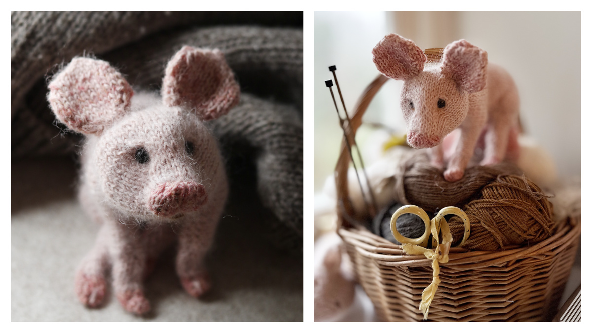 Amigurumi Piglet Free Knitting Pattern - Knitting Pattern