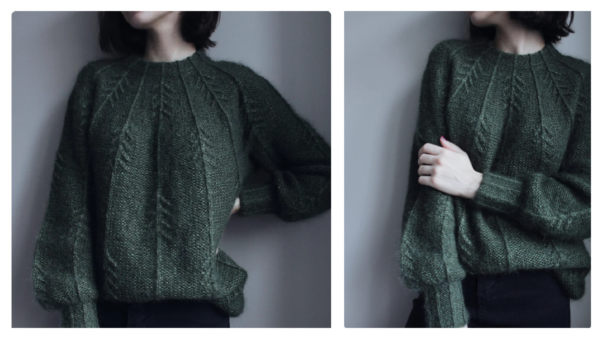 Forest Vibes Sweater Knitting Pattern - Knitting Pattern
