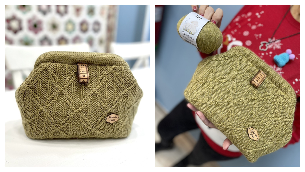 Clutch Paloma Free Knitting Pattern - Knitting Pattern
