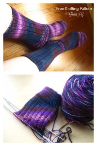 A Nice Ribbed Sock Free Knitting Pattern - Knitting Pattern