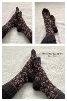 Tiptoe through the Tulips Knitting Pattern - Knitting Pattern