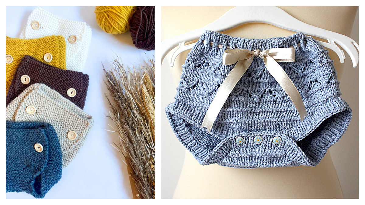 Diaper Cover Knitting Pattern Diaper Cover Baby Spring / Summer