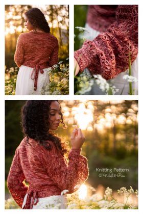 Ballerina Wrap Top Knitting Patterns - Knitting Pattern