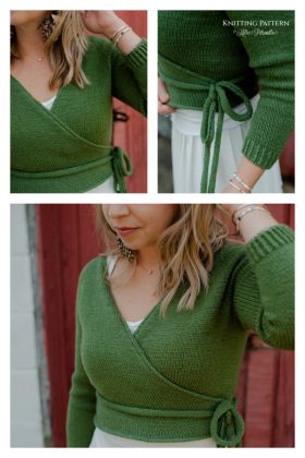 Ballerina Wrap Top Knitting Patterns - Knitting Pattern