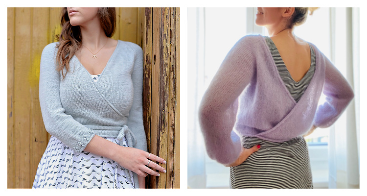 Ballerina Wrap Top Knitting Patterns - Knitting Pattern