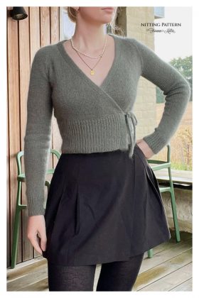 Ballerina Wrap Top Knitting Patterns - Knitting Pattern