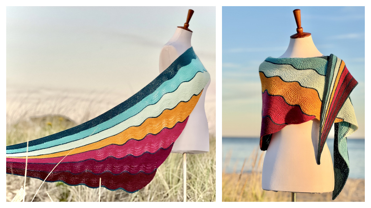 Feel the Breeze Shawl Knitting Pattern - Knitting Pattern