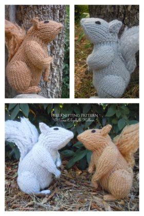 Amigurumi Squirrel Free Knitting Pattern - Knitting Pattern