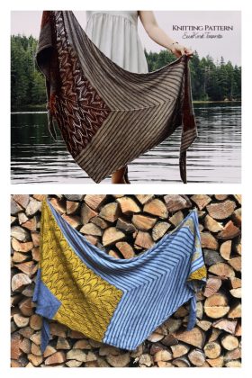 Teroldego Shawl Knitting Pattern - Knitting Pattern