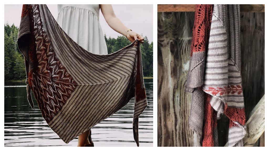 Teroldego Shawl Knitting Pattern - Knitting Pattern