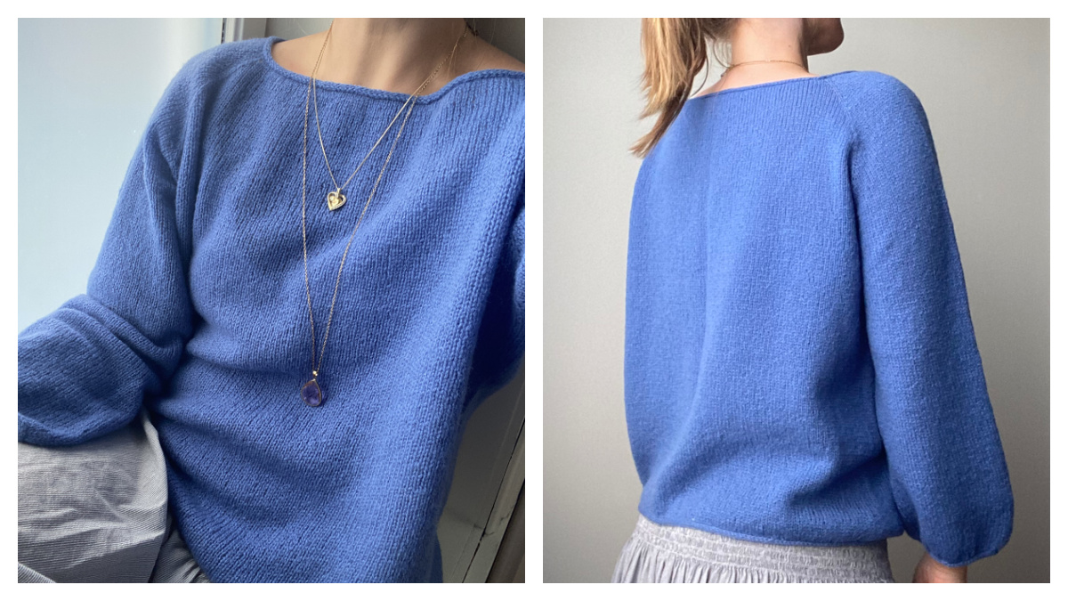 Simply Wool Blouse Free Knitting Pattern - Knitting Pattern