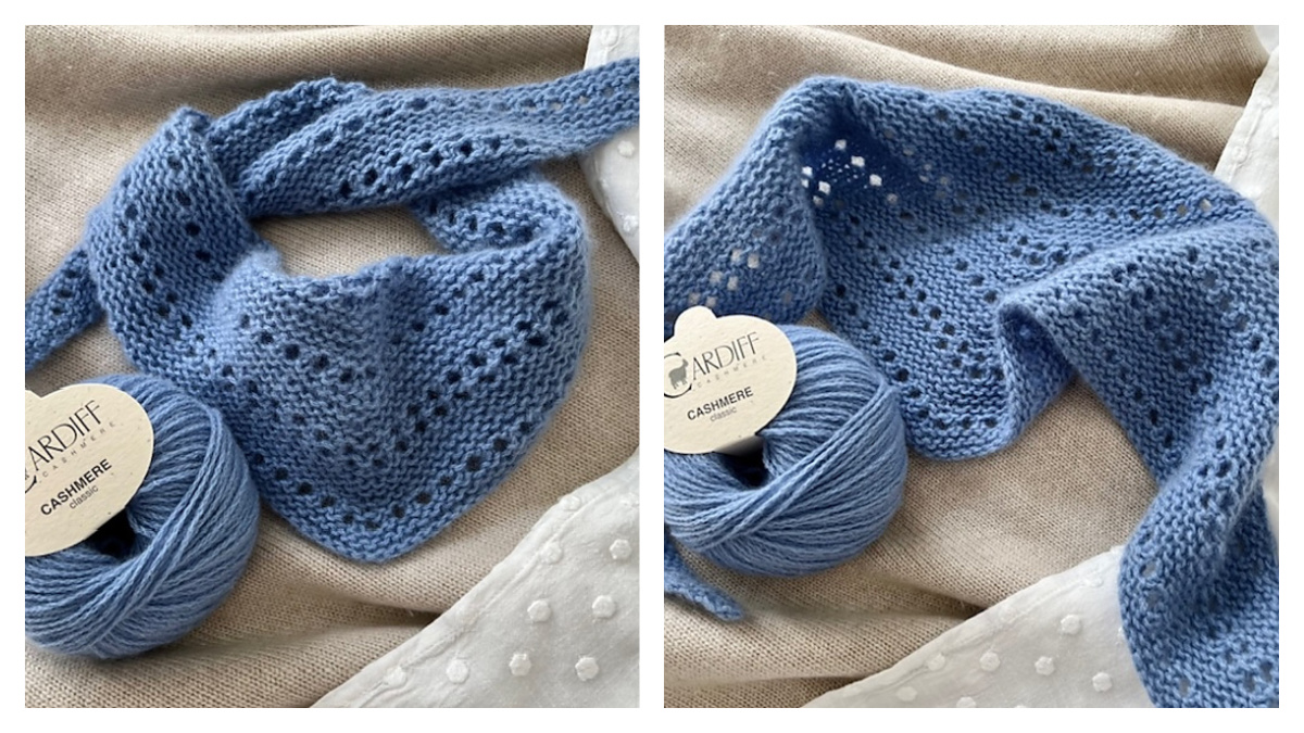 Eyelet Vibes Scarf Free Knitting Pattern - Knitting Pattern