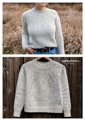 Field Sweater Pullover Knitting Pattern - Knitting Pattern