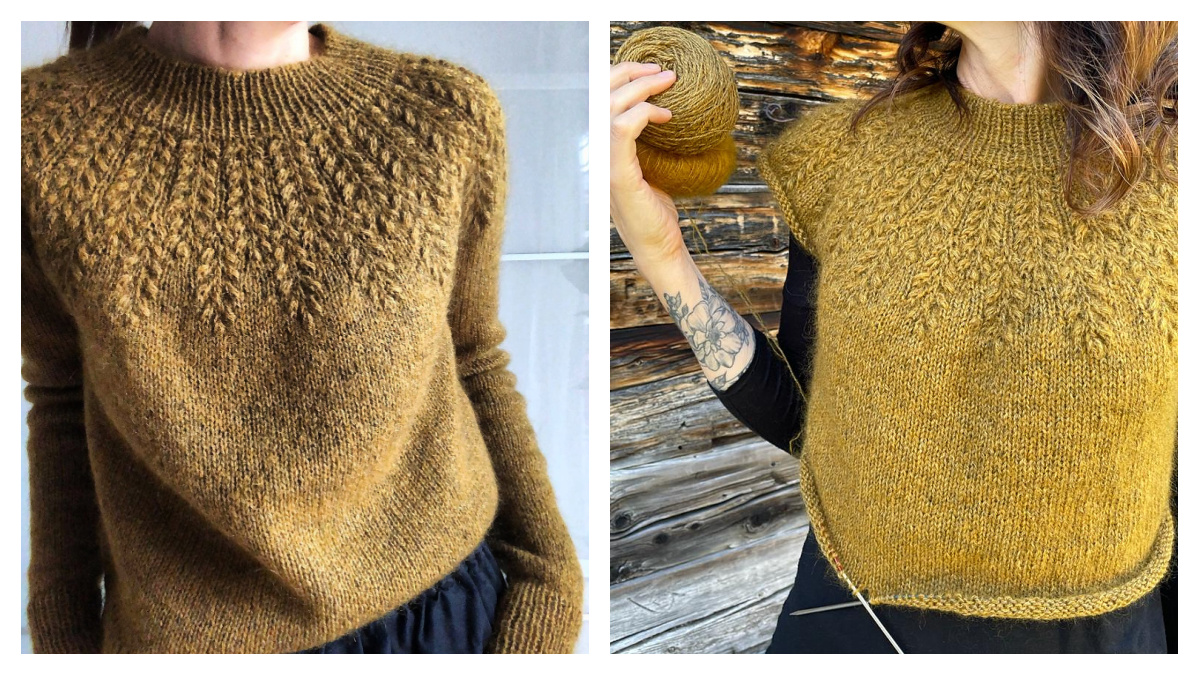 Field Sweater Pullover Knitting Pattern - Knitting Pattern