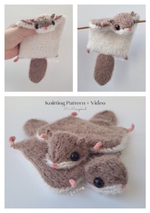 Flying Squirrel Knitting Pattern - Knitting Pattern