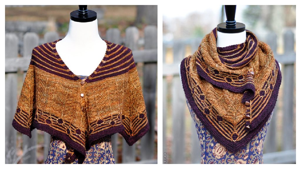 Catkin Cape Knitting Pattern - Knitting Pattern