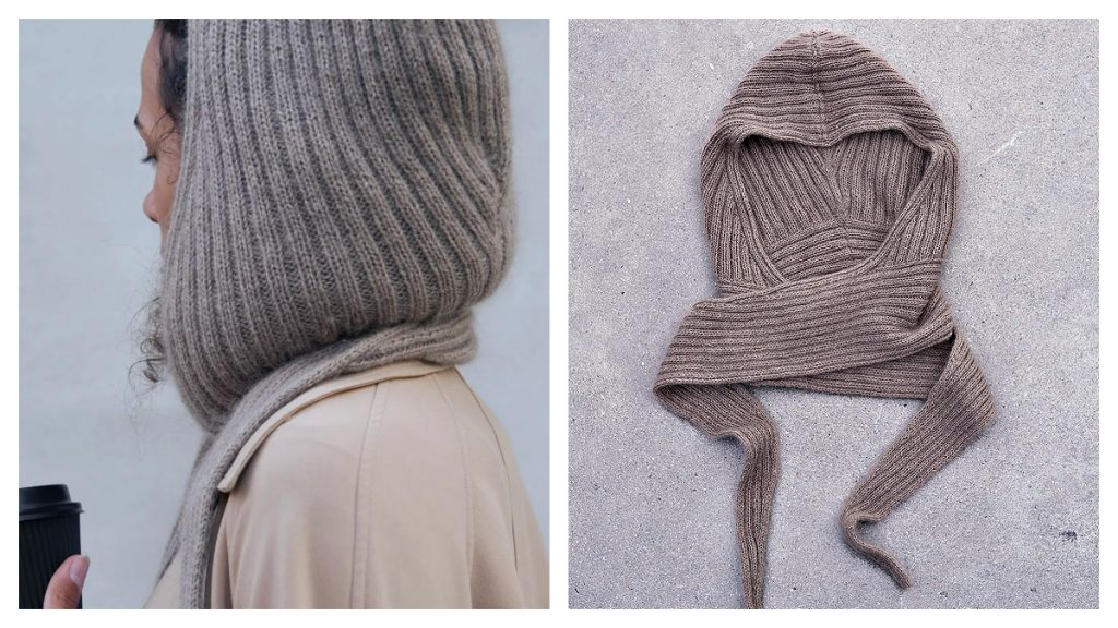 Ribbed Alex Hood Knitting Pattern - Knitting Pattern