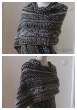 Stitch Sampler Shawl Free Knitting Pattern - Knitting Pattern