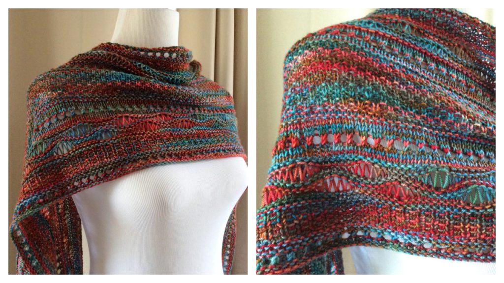 Stitch Sampler Shawl Free Knitting Pattern - Knitting Pattern