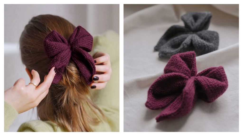 Rozeta Bow Knitting Pattern - Knitting Pattern