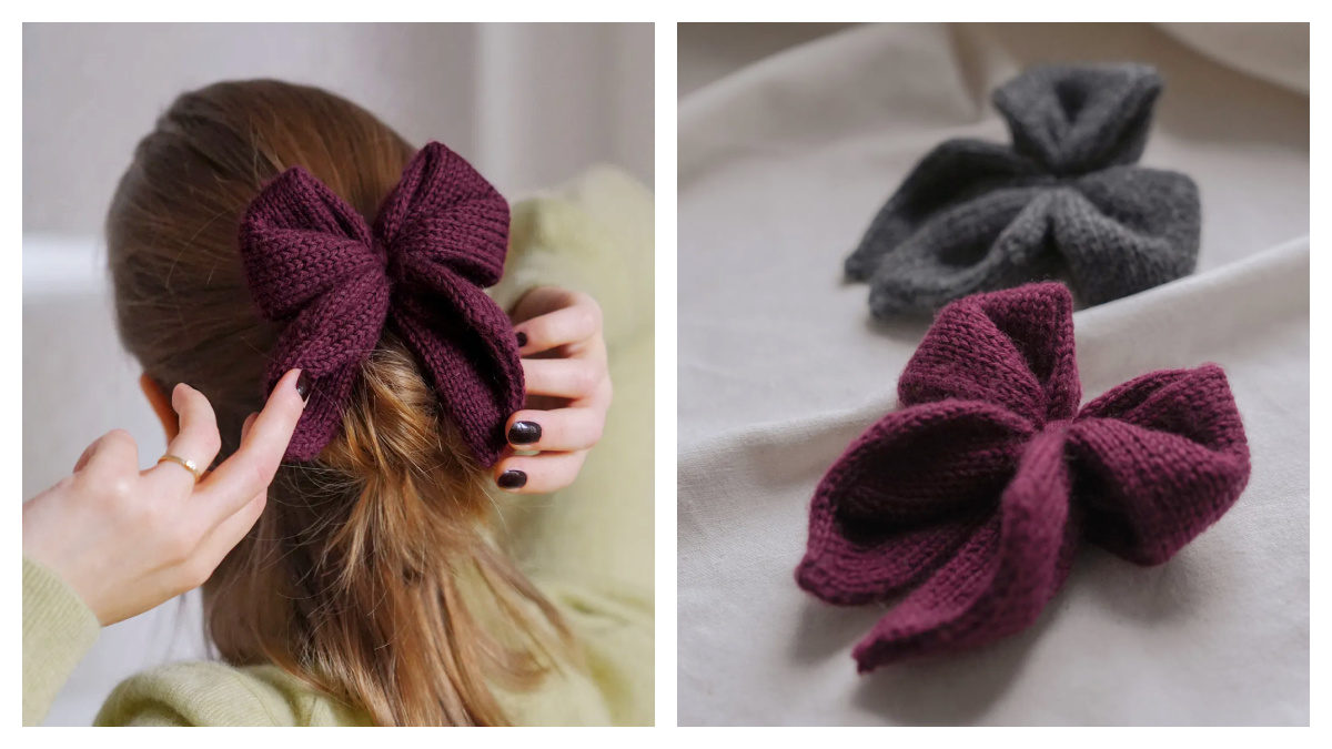 Rozeta Bow Knitting Pattern - Knitting Pattern