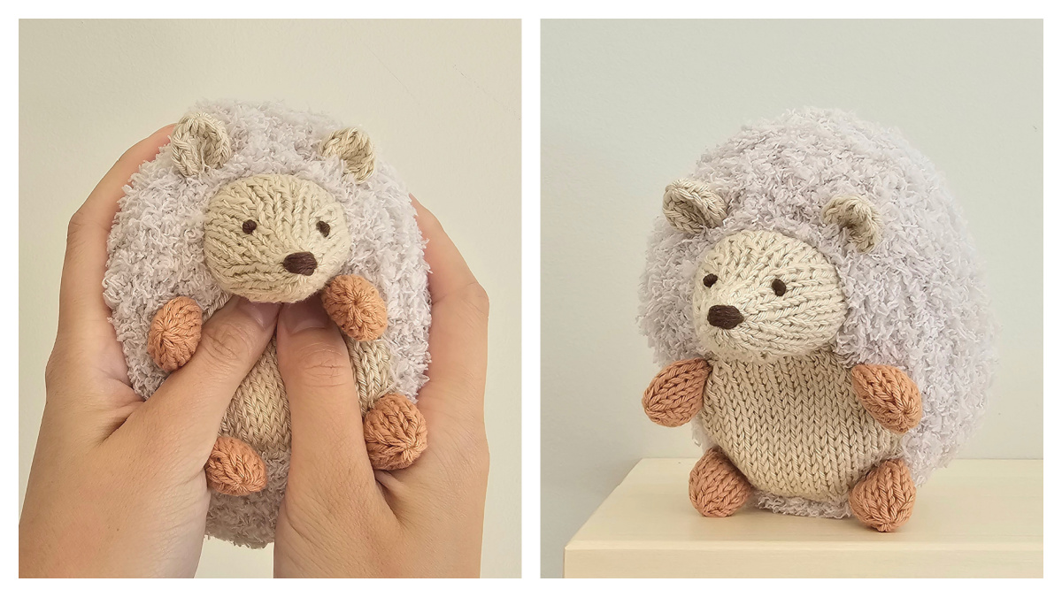 Amigurumi Hedgehog Toy Free Knitting Pattern - Knitting Pattern