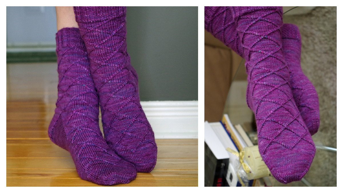 Business Casual Socks Free Knitting Pattern - Knitting Pattern